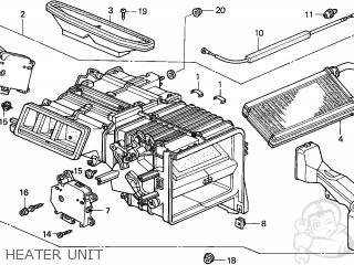 79100S2AA01: Heater Unit Assy. Honda - buy the 79100-S2A-A01 at CMSNL