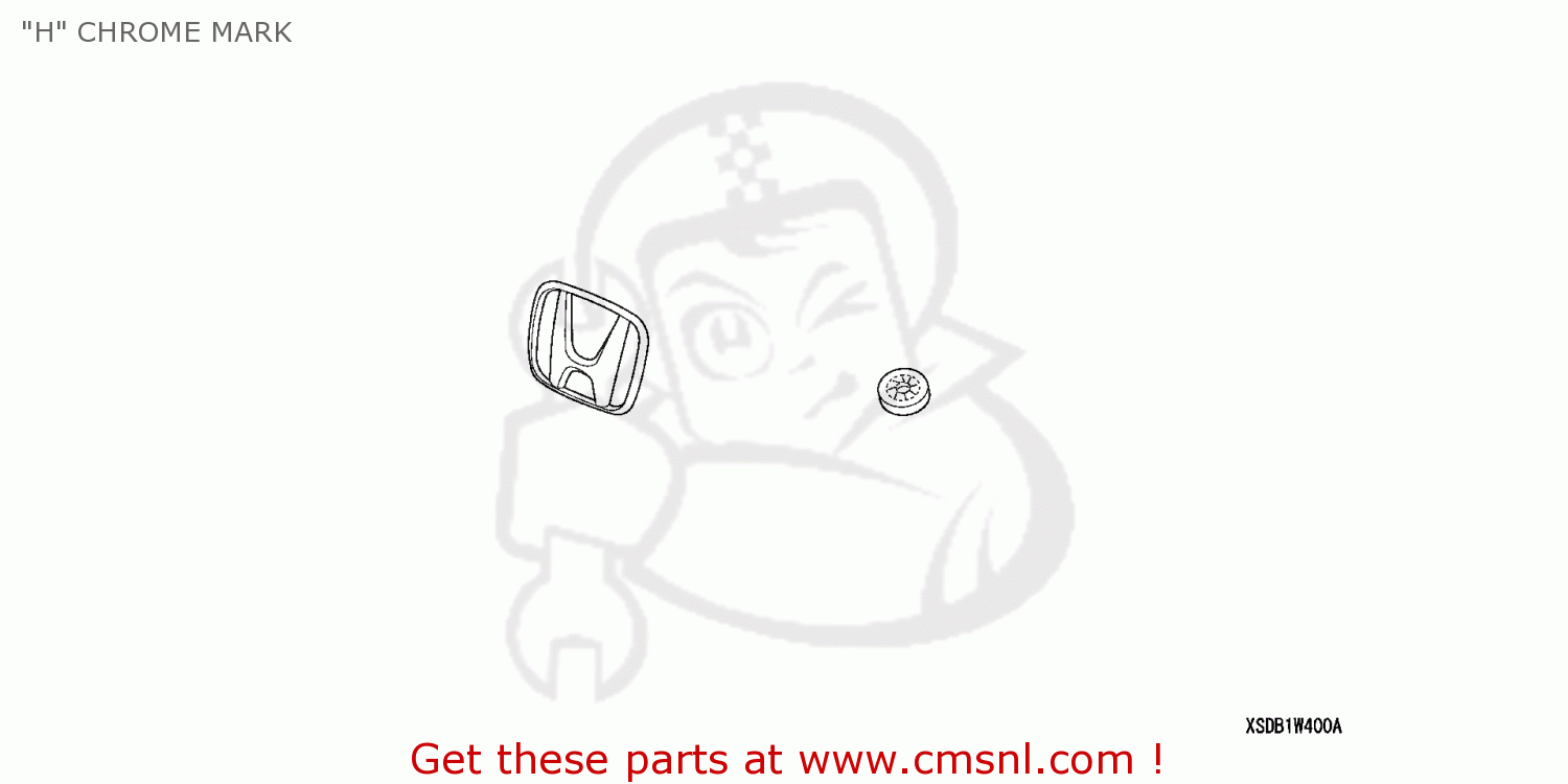 Honda ACCORD 2005 (5) 4DR DX VALUE PACKAGE (KA) "H" CHROME MARK - buy ...