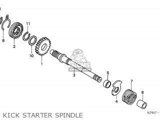 Honda ANF125 INNOVA 2003 (3) ENGLAND parts lists and schematics