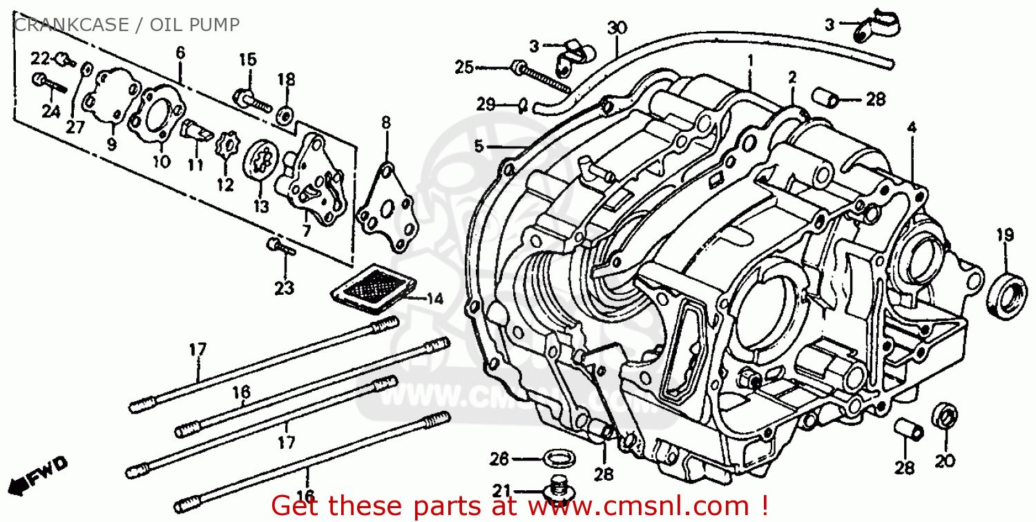 Honda ATC110 1982 (C) USA parts lists and schematics