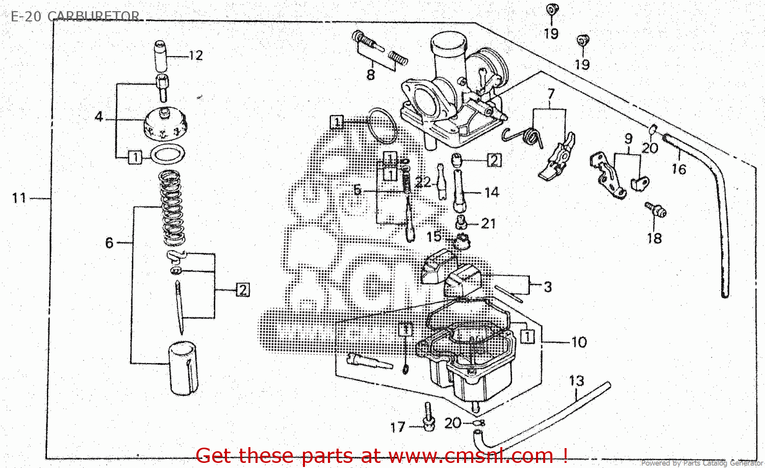 Honda ATC200ES 1984 (E) CANADA parts lists and schematics