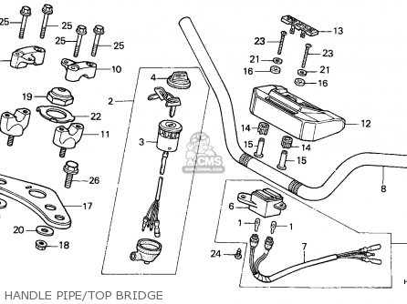 Honda ATC250ES BIG RED 1986 (G) CANADA parts lists and schematics