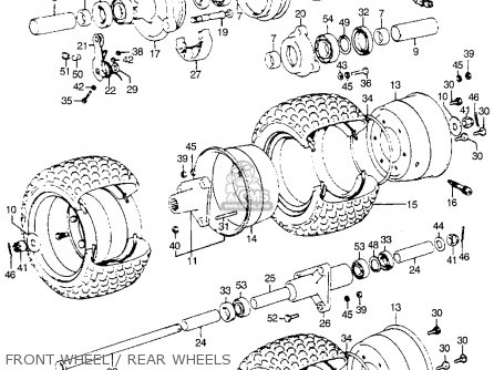 Honda ATC70 1973 USA parts lists and schematics