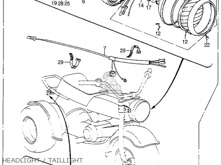 Honda ATC70 1973 USA parts lists and schematics