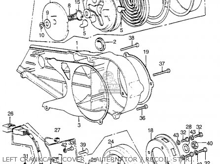 Honda ATC70 1973 USA parts lists and schematics