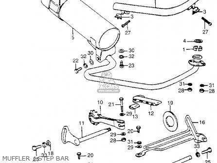 Honda ATC70 1974 ATC70K1 USA parts lists and schematics