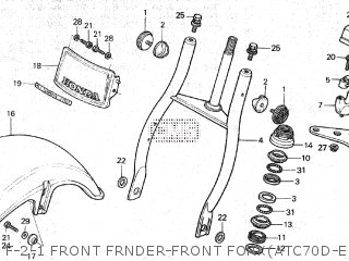 Honda ATC70 1985 (F) CANADA parts lists and schematics