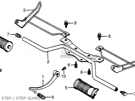 Honda ATC70 1985 (F) USA parts lists and schematics