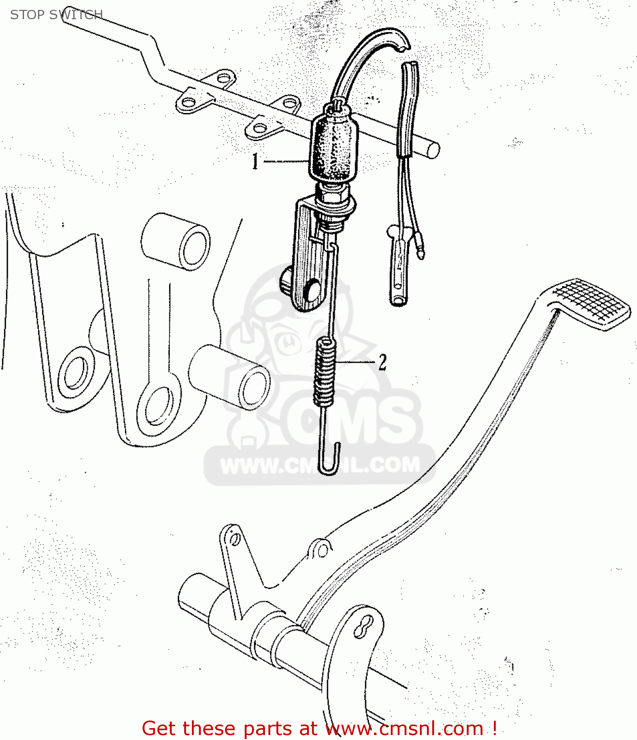Honda Honda C102 WORLDWIDE EXCEPT USA parts lists and schematics