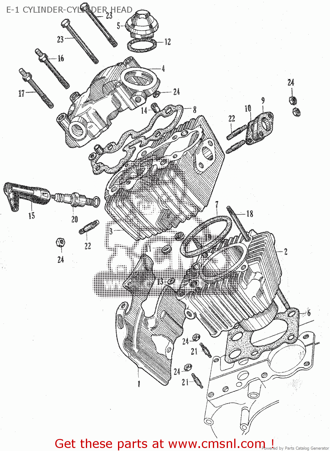 Honda C105T パーツリストと回路図