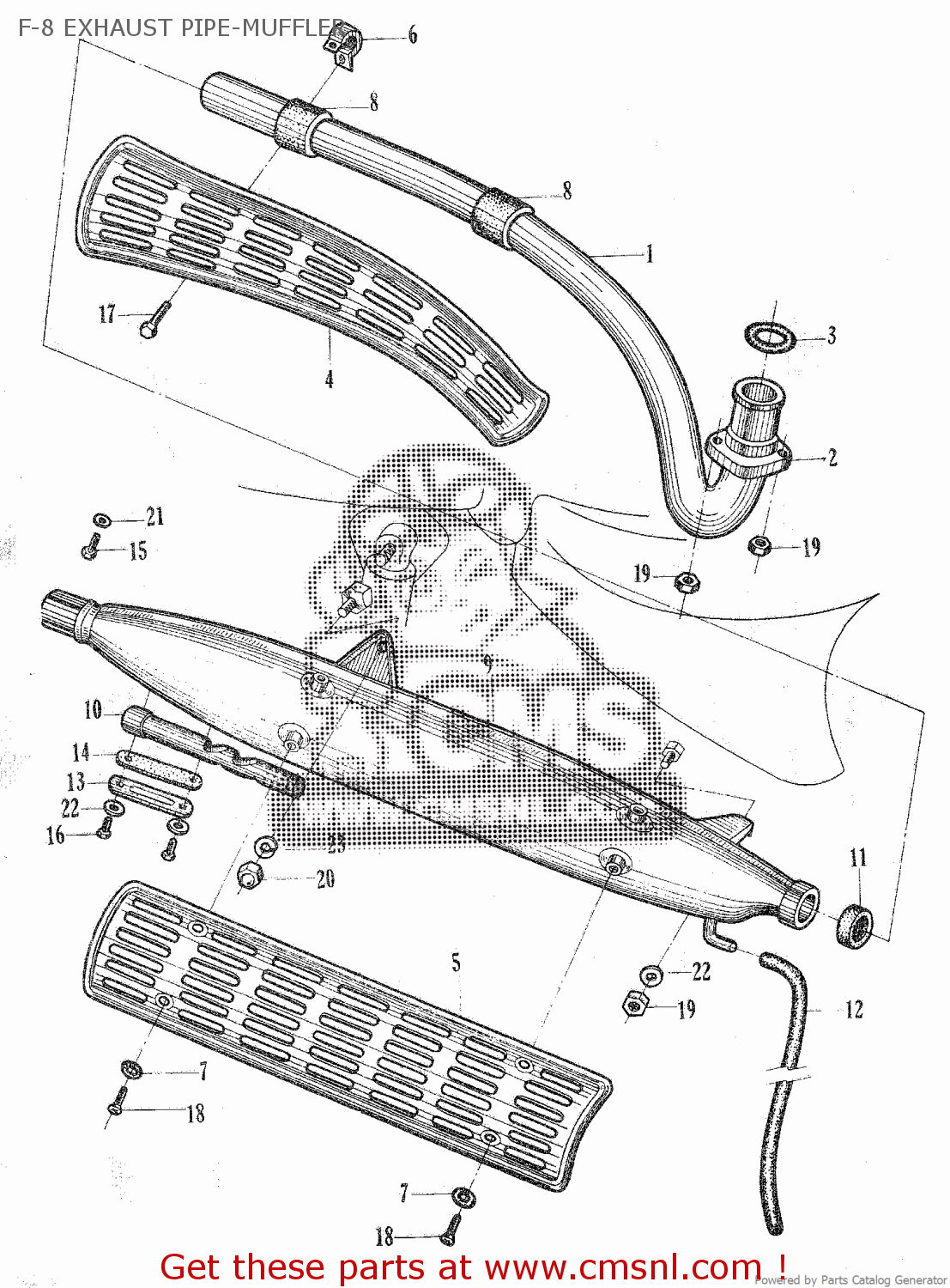 Honda C105T parts lists and schematics