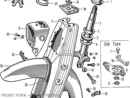 Honda C77 1960 1961 962 1963 1964 DREAM (142592) parts lists and schematics