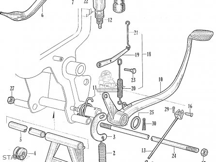 Honda C92 CS92 BENLY TOURING GENERAL EXPORT (1320003) parts lists and ...