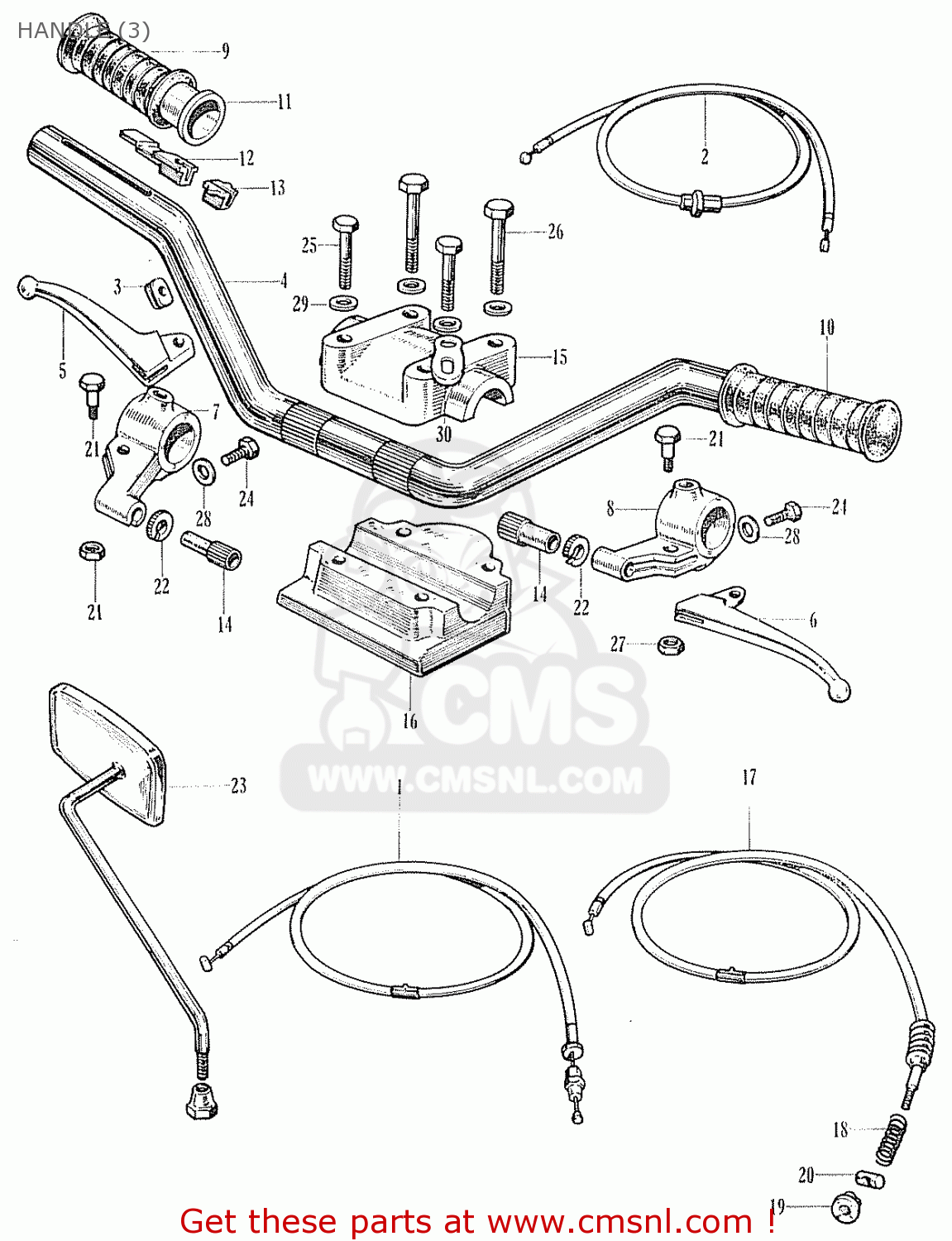 Honda Honda CA95 BENLY USA (1320003) parts lists and schematics