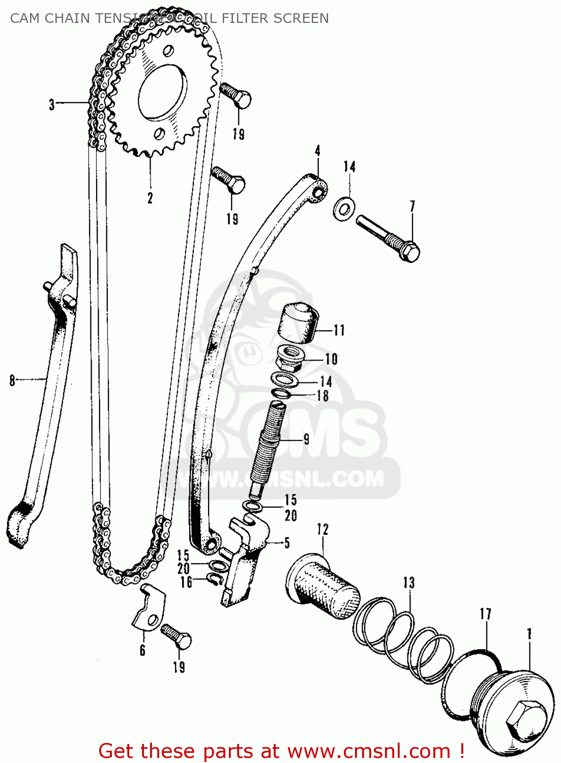 Honda CB125S S1 1974 USA parts lists and schematics