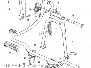 Honda CB125S1 parts lists and schematics