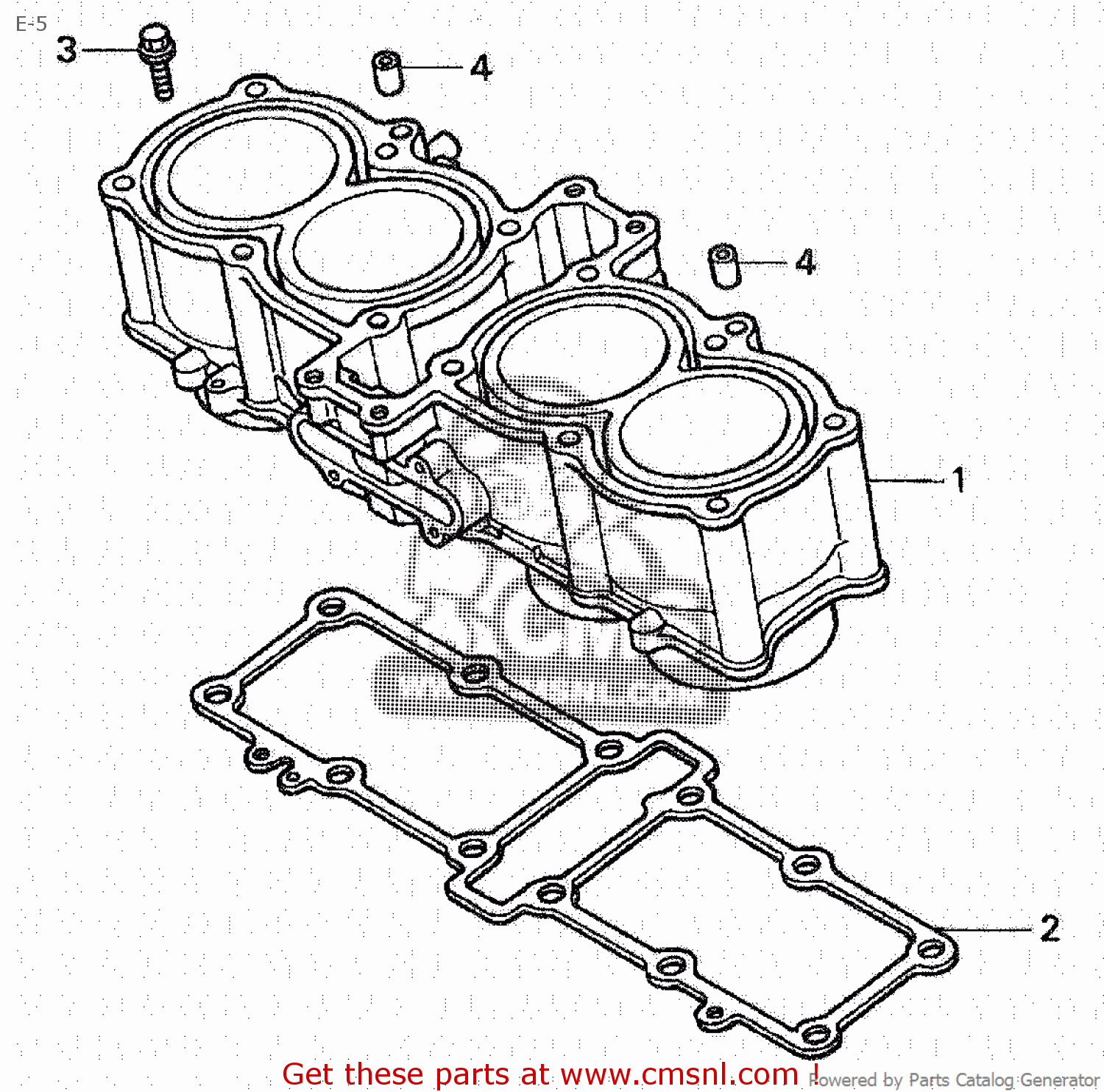 Honda CB1300 SUPER FOUR 2005 (5) JAPAN SC54-120 parts lists and schematics