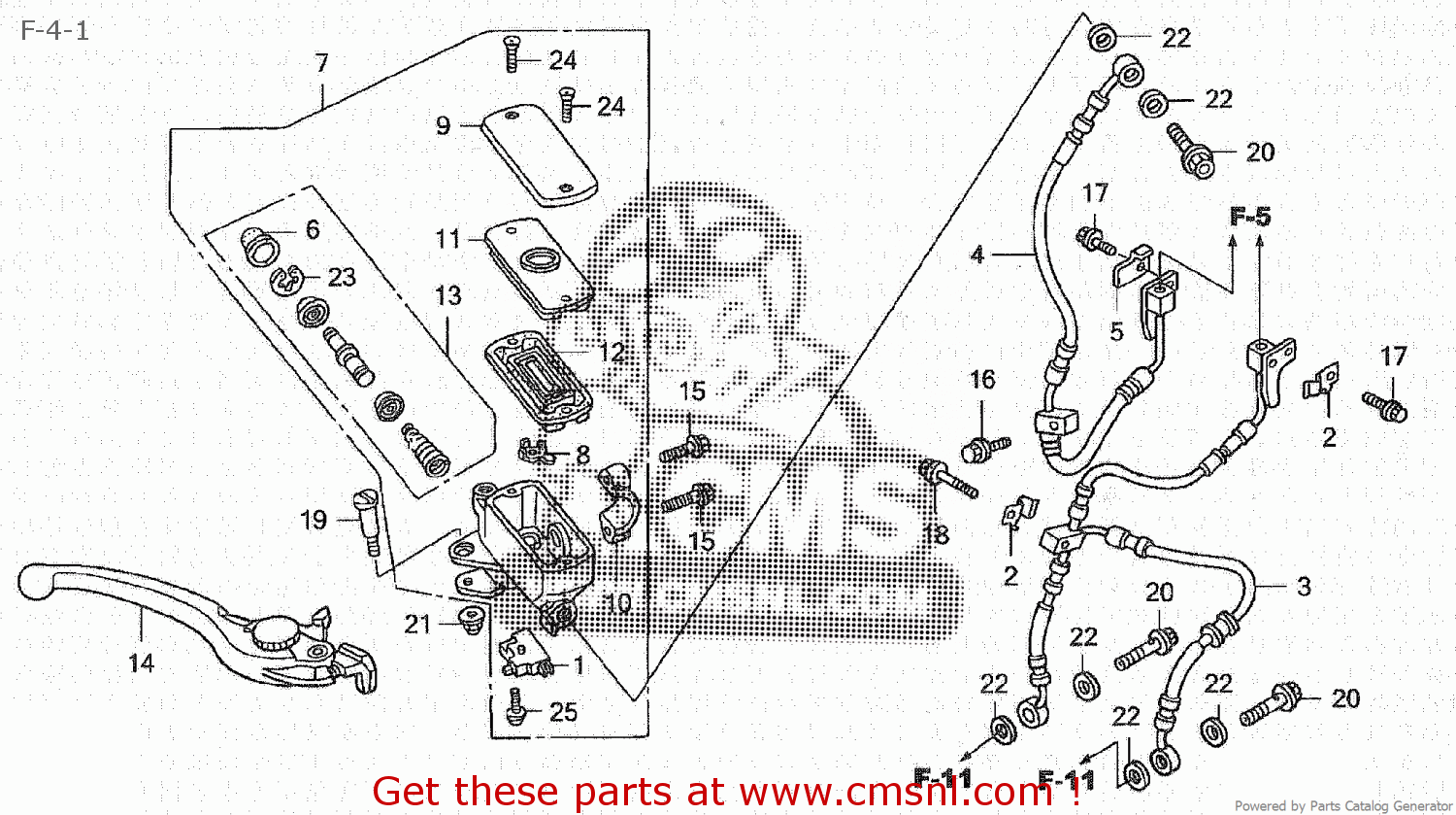 Honda CB1300A SUPER FOUR 2008 (8) JAPAN SC54-150.151 F-4-1 - buy F-4-1 ...