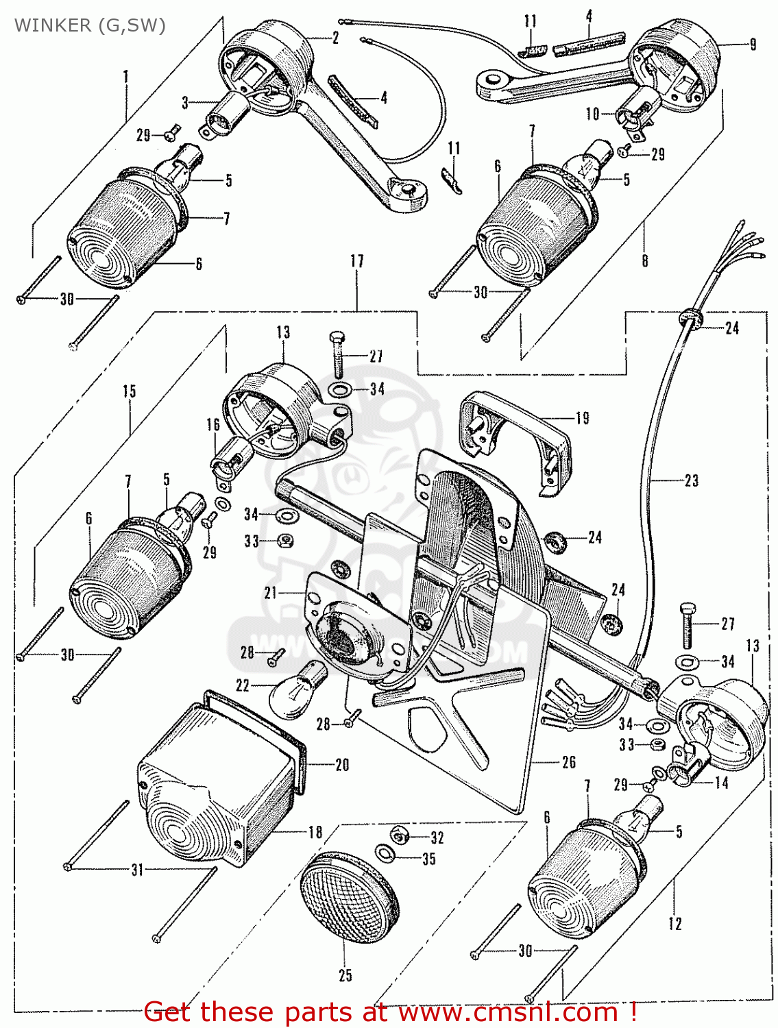 Honda CB160 SPORT GENERAL EXPORT parts lists and schematics