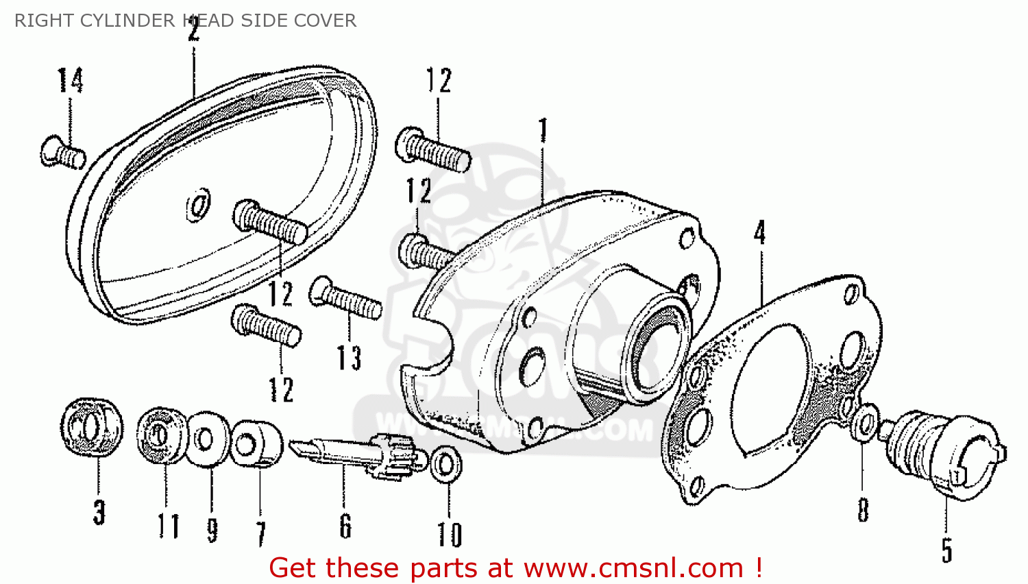 1972 CB175 Oil Leak at Tach Cable Housing | Honda Twins