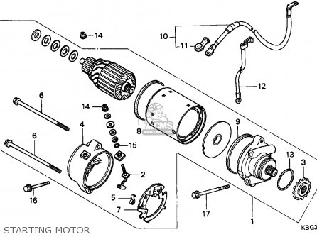 Honda CB250 1998 (W) ENGLAND / MPH parts lists and schematics