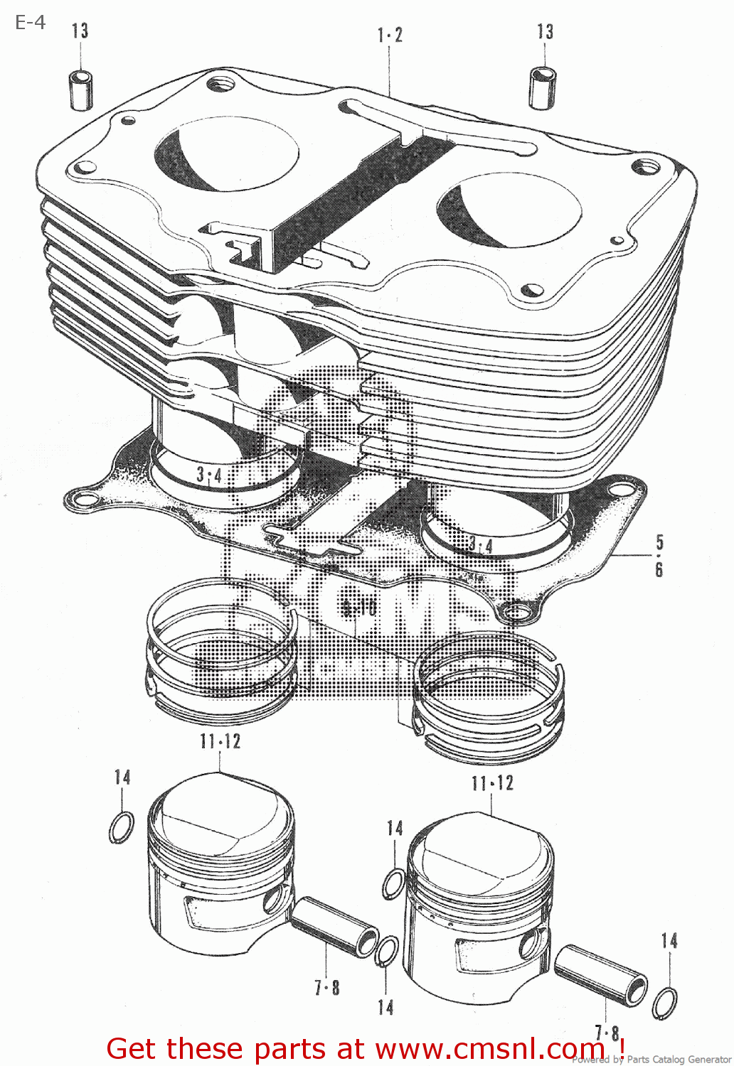 Honda CB250 JAPAN E-4 - buy E-4 spares online