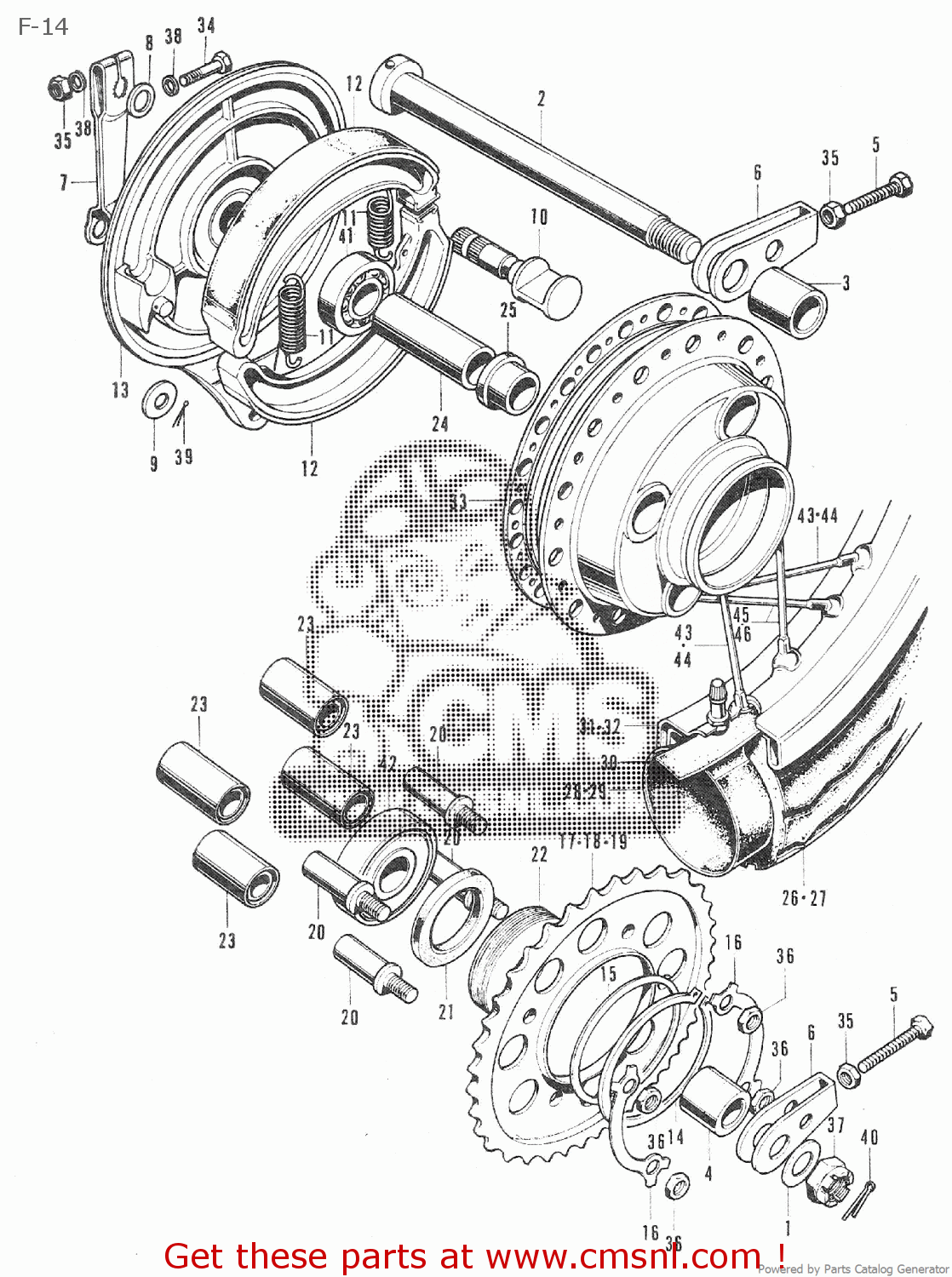 Honda Honda CB250 JAPAN parts lists and schematics