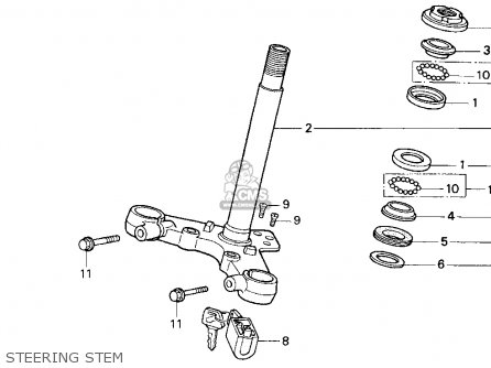 Honda CB250 NIGHTHAWK 1991 (M) USA parts lists and schematics