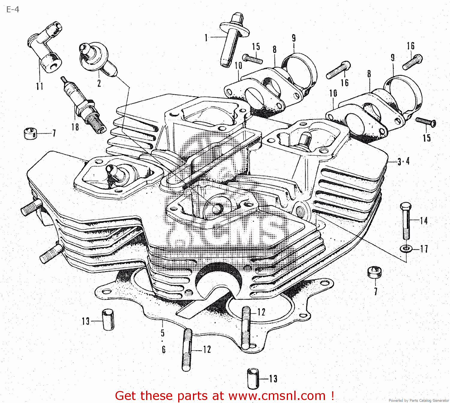 Honda CB250K3 JAPAN E-4 - buy E-4 spares online