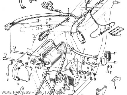 Honda Honda CB250K4 ENGLAND parts lists and schematics