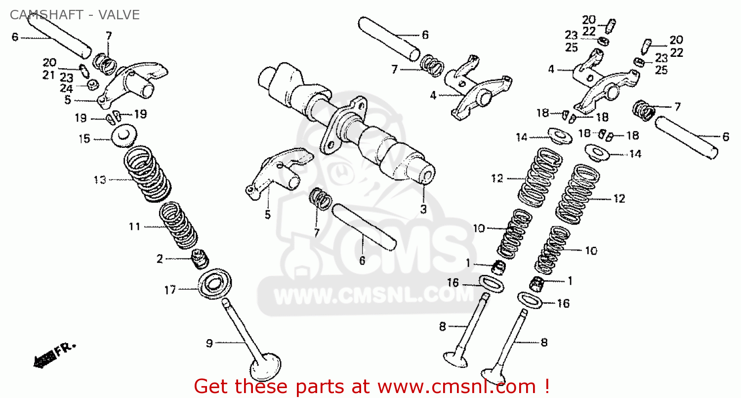 Honda CB250N 1980 (A) ENGLAND parts lists and schematics