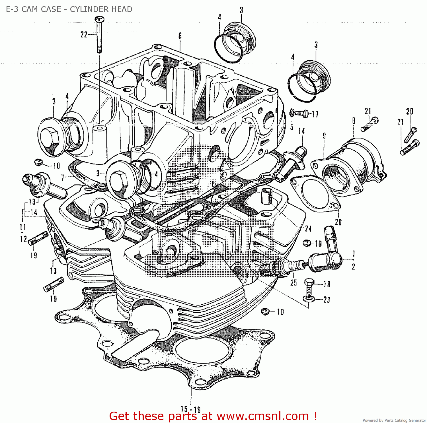 Honda CB350 GENERAL EXPORT parts lists and schematics