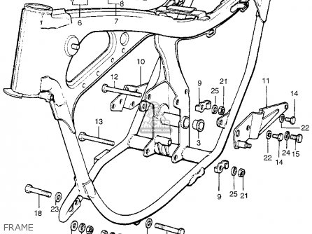 Honda CB350G SUPER SPORT 1973 USA parts lists and schematics
