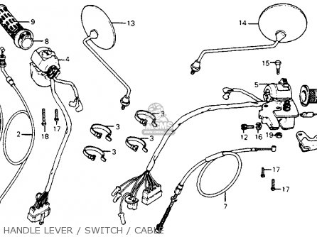 Honda CB400A HAWK HONDAMATIC 1978 USA parts lists and schematics