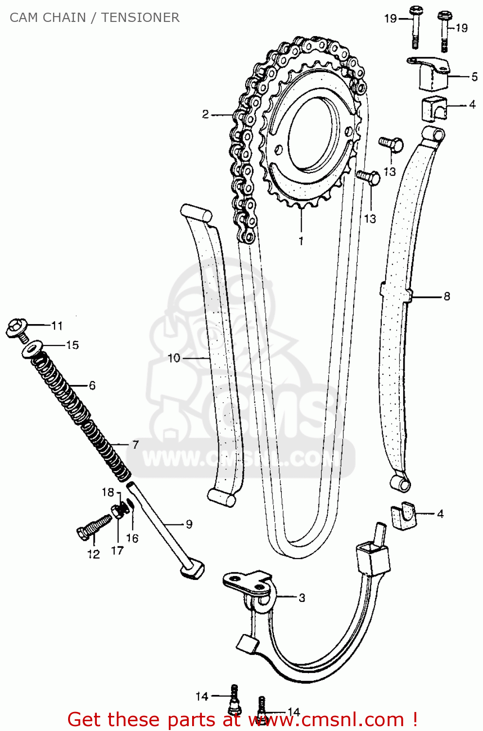 Honda CB400F 1976 USA パーツリストと回路図
