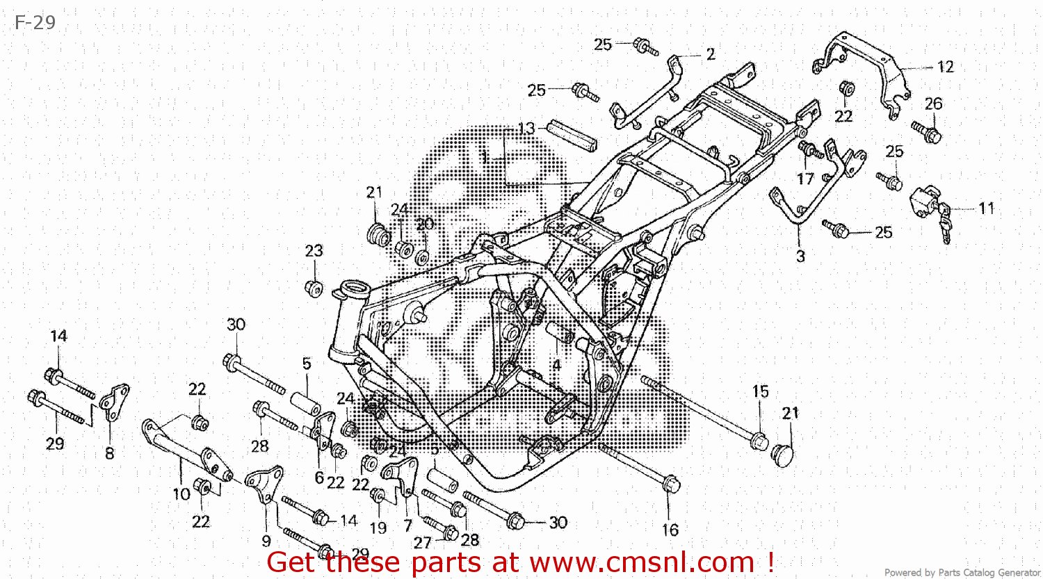 Honda CB400F SUPER FOUR VERSIONS TYPE III 1997 (V) JAPAN NC31-155 parts ...