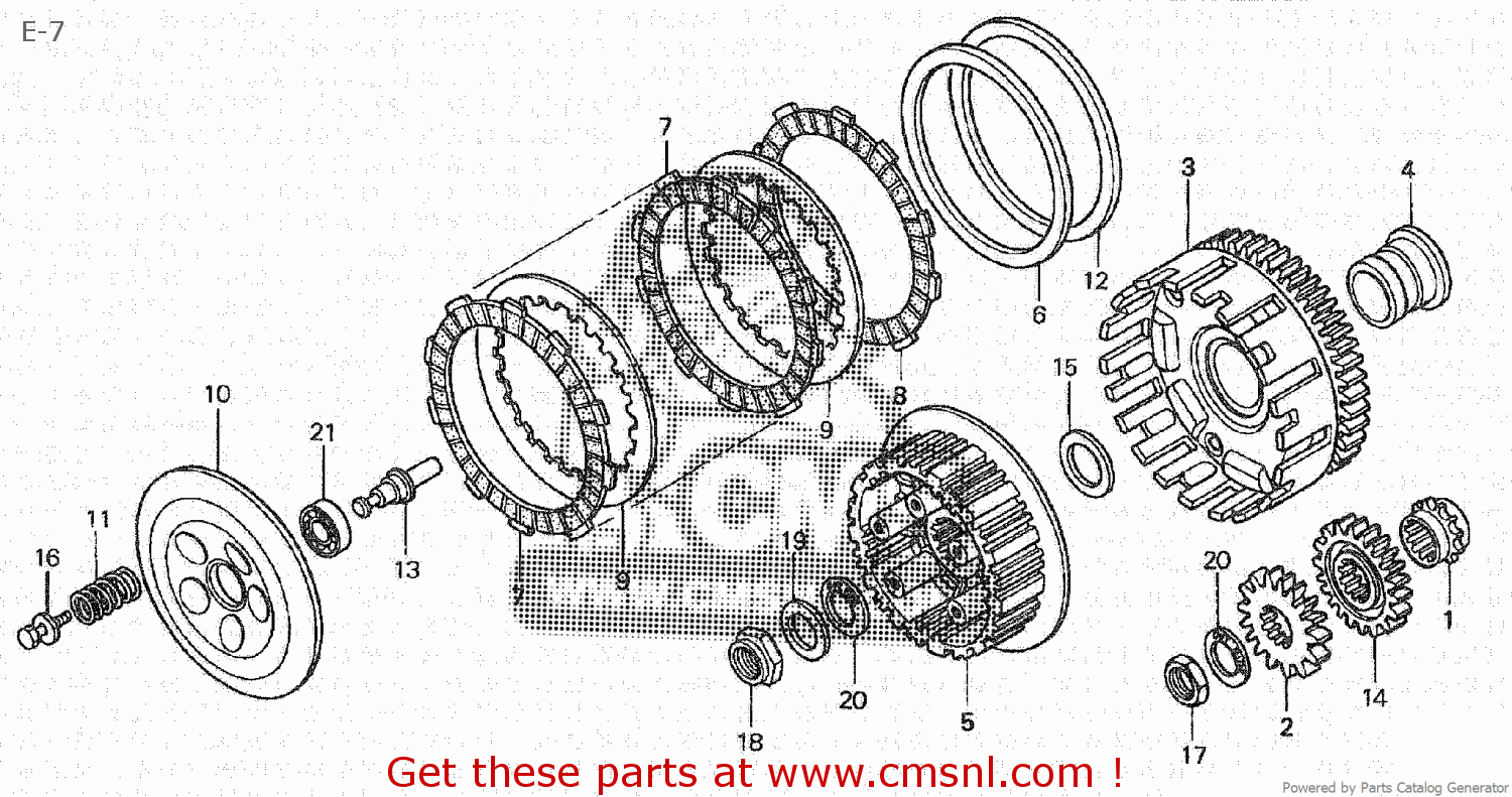 Honda CB400SS 2007 (7) JAPAN NC41-150 E-7 - buy E-7 spares online