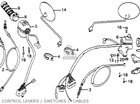 Honda CB400T HAWK 1980 (A) USA parts lists and schematics