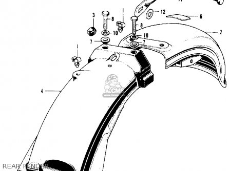 Honda Honda CB500K0 FOUR 1971 USA parts lists and schematics