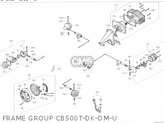 Honda CB500T parts lists and schematics