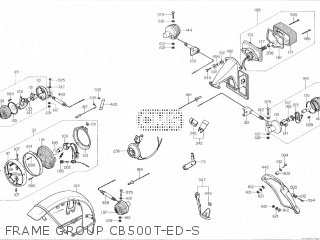 Honda CB500T parts lists and schematics
