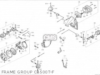 Honda CB500T parts lists and schematics