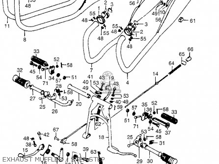 Honda CB550 FOUR 1975 CB550K0 USA parts lists and schematics