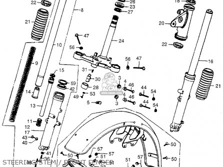 Honda CB550 FOUR 1975 CB550K0 USA parts lists and schematics