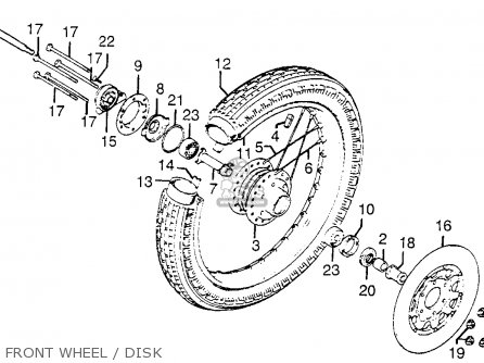 Honda CB550 FOUR CB550K3 1977 USA parts lists and schematics