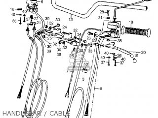 Honda CB550 K1 FOUR 1975 USA parts lists and schematics