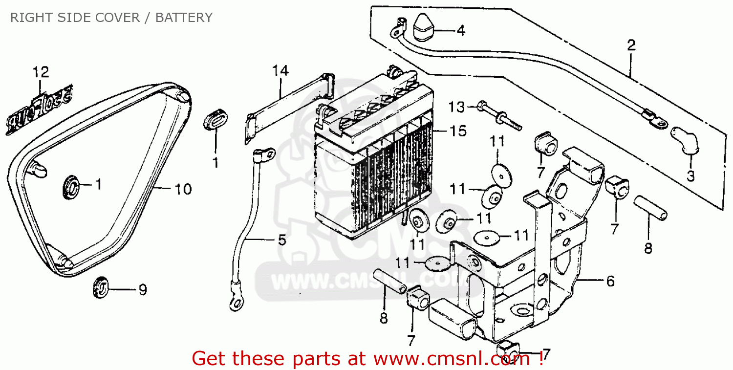 Honda CB550 SUPER SPORT 550 FOUR CB550F2 1977 USA parts lists and ...