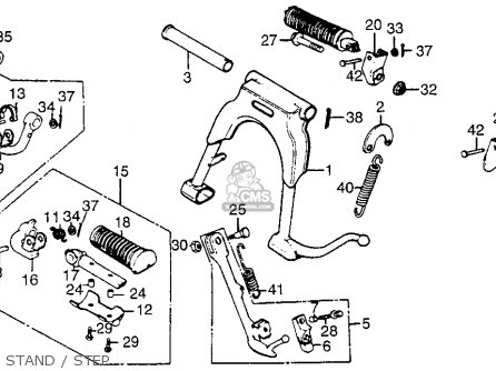 Honda CB550 SUPER SPORT 550 FOUR CB550F2 1977 USA parts lists and ...