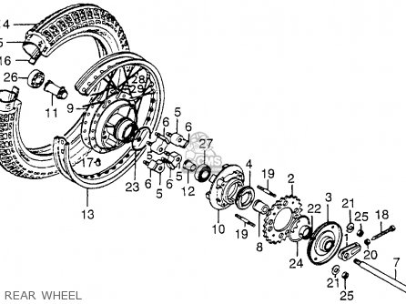 Honda CB550F SUPER SPORT 550 FOUR 1975 CB550FK0 USA parts lists and ...