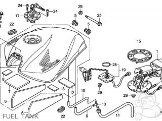 Honda CB600F 2010 (A) AUSTRALIA parts lists and schematics